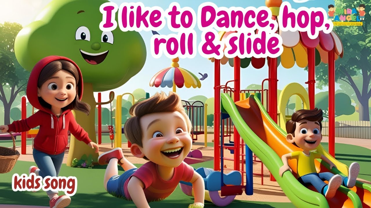 I Like to Dance, Roll, Hop and Slide | Fun Kids Movement Song | Action ...