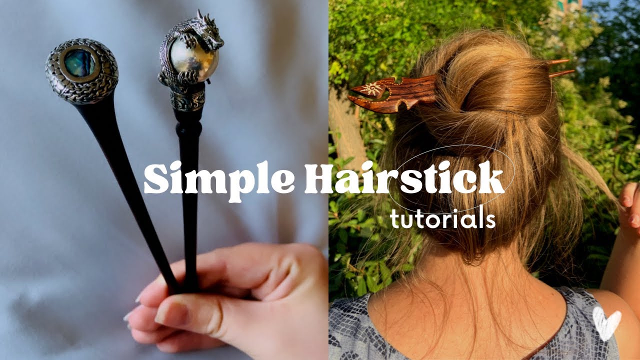 6 Simple Hairstick Tutorials | Protective Hairstyles to Grow Long ...