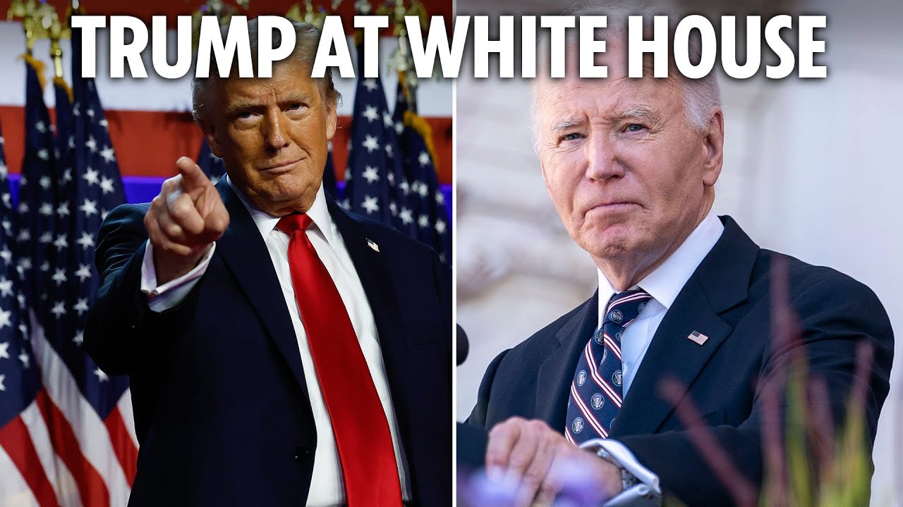 LIVE: Donald Trump meets Joe Biden for first time since his election ...