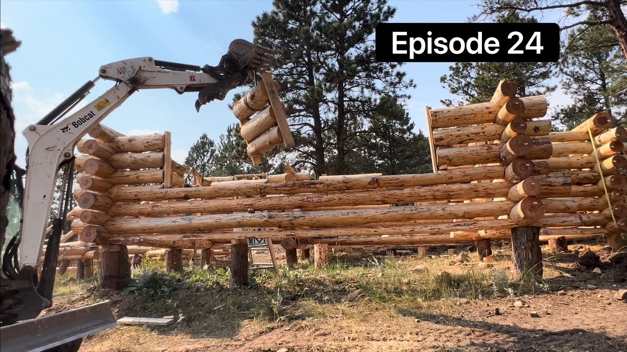 Log Cabin Build- Complete Destruction!! - YouTube