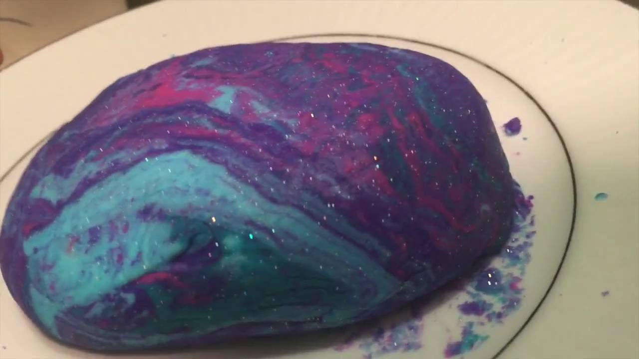 DIY Galaxy Flubber Soap - YouTube