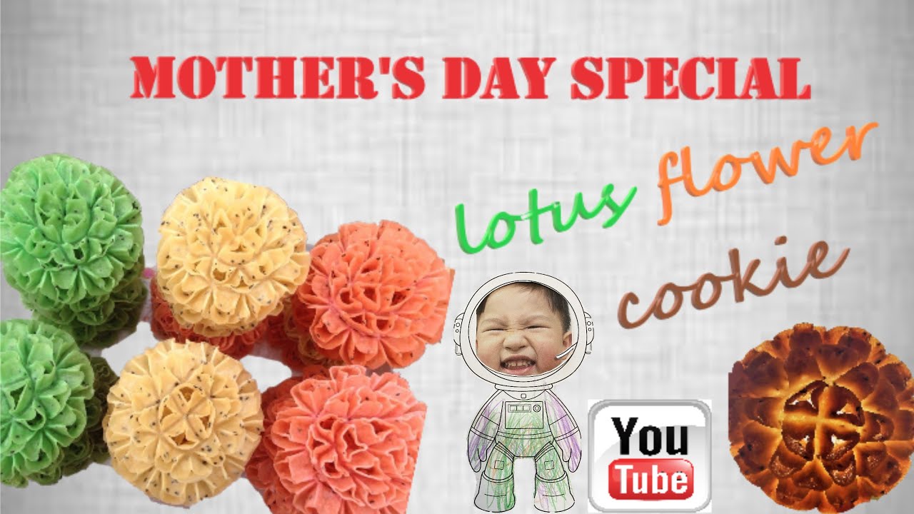 Lotus Flower Cookie | Khmer Nom Pka | វិធីធ្វើនំផ្កា | Crispy Lotus ...