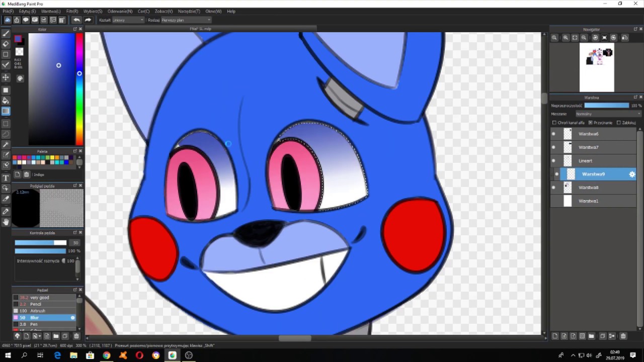 SpeedPaint - FNaF Funtime Freddy and my OC - YouTube