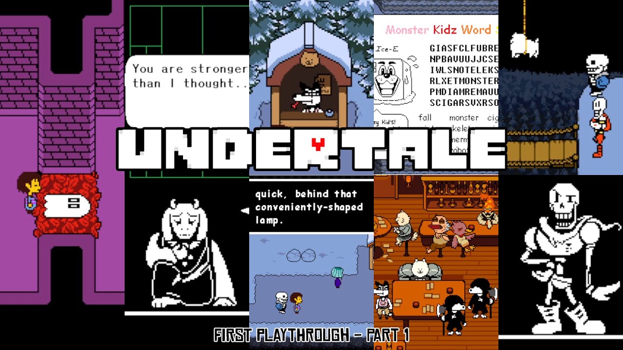 Undertale - First Playthrough - Part 1 - YouTube