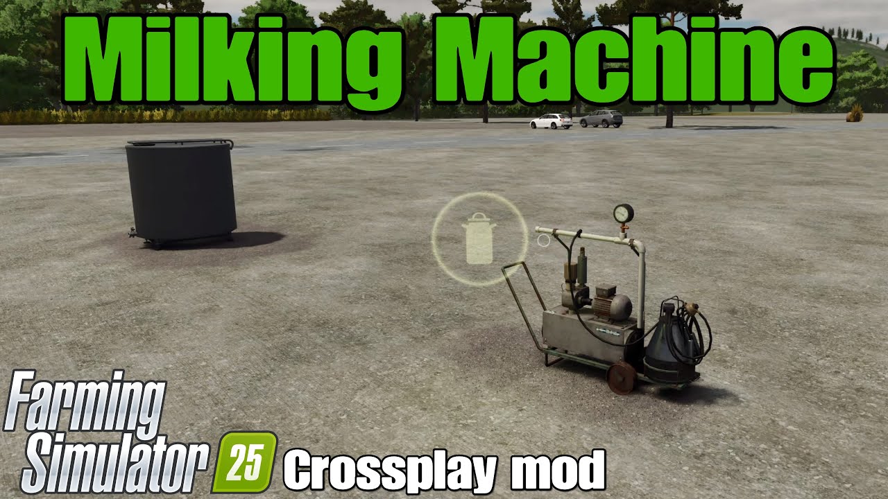 Milking Machine / FS25 crossplay mod - YouTube
