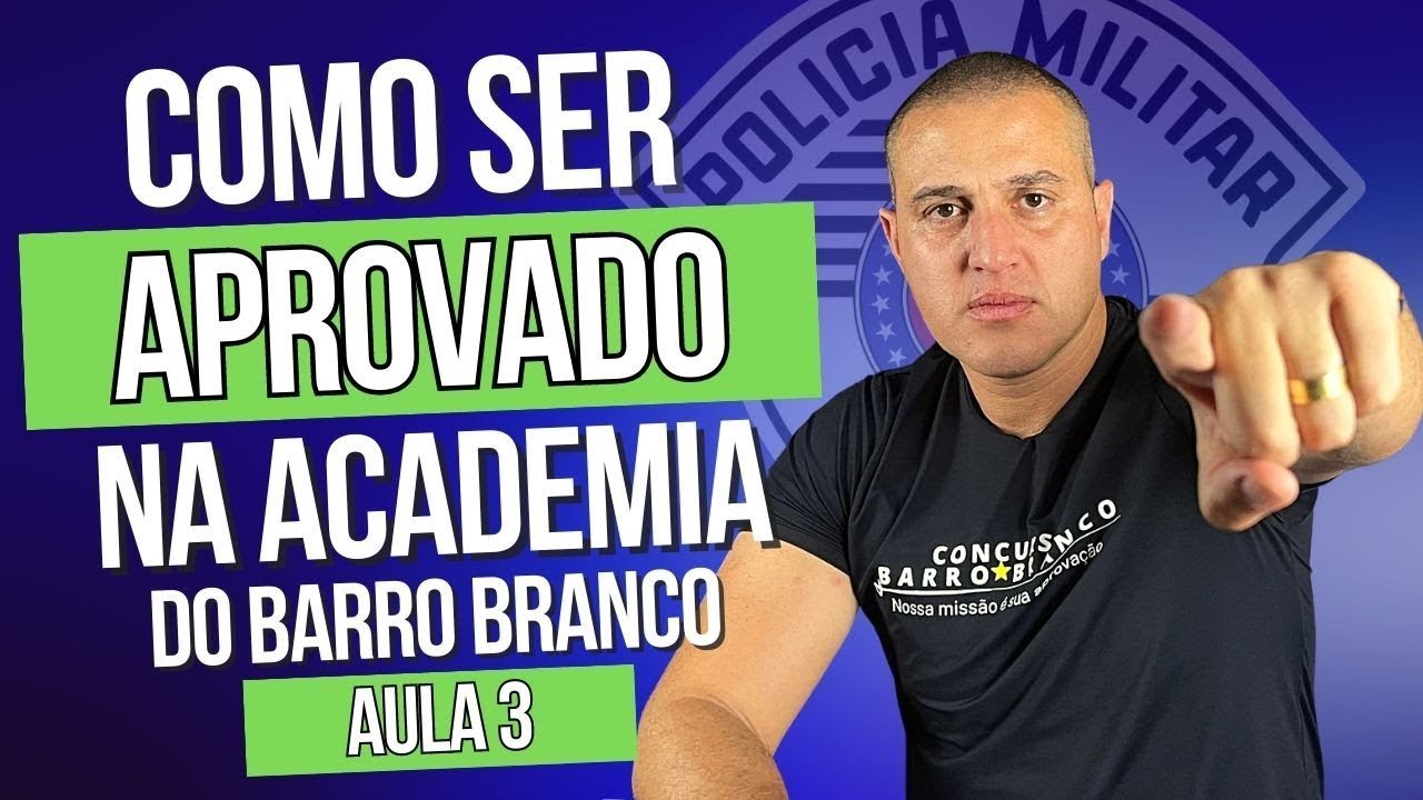 #3 Como ser APROVADO na PROVA do Barro Branco 2025 | Concurso Barro ...