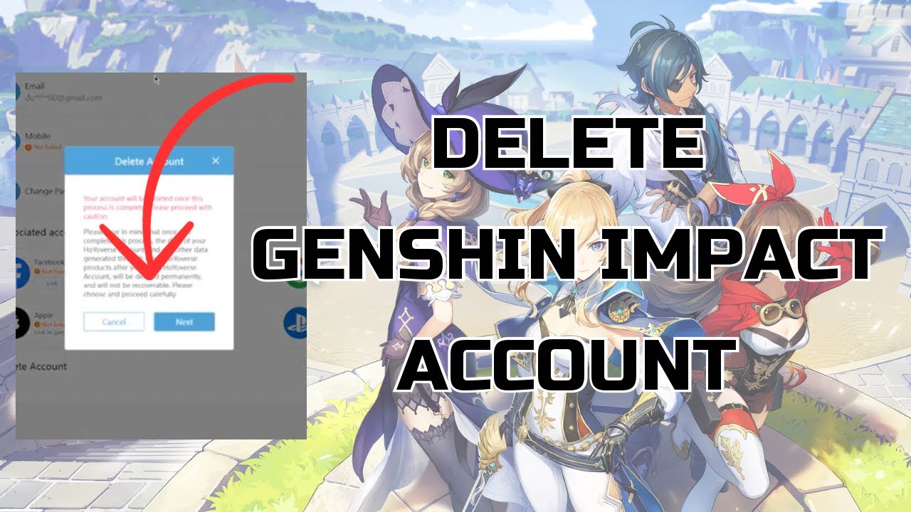 How to Delete Genshin Impact Account (2024) - YouTube