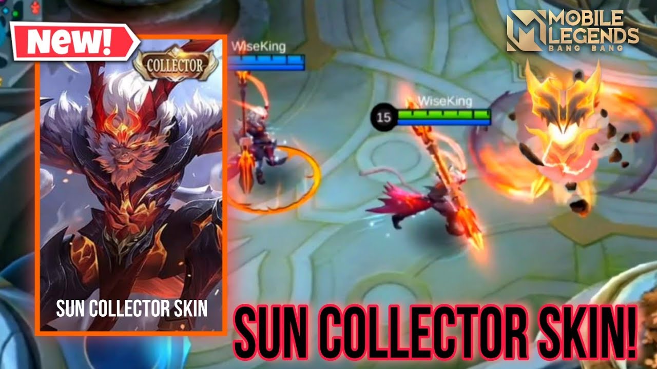 SUN AUGUST COLLECTOR SKIN GAMEPLAY! | SUN NEW SKIN | MLBB NEW SKIN ...