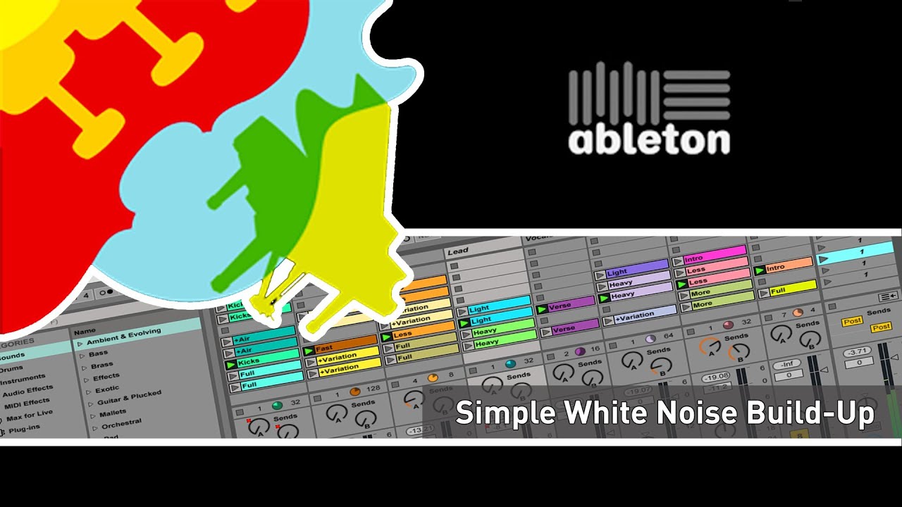 Tutorial || White Noise Build-Up || Ableton Live 9 - YouTube