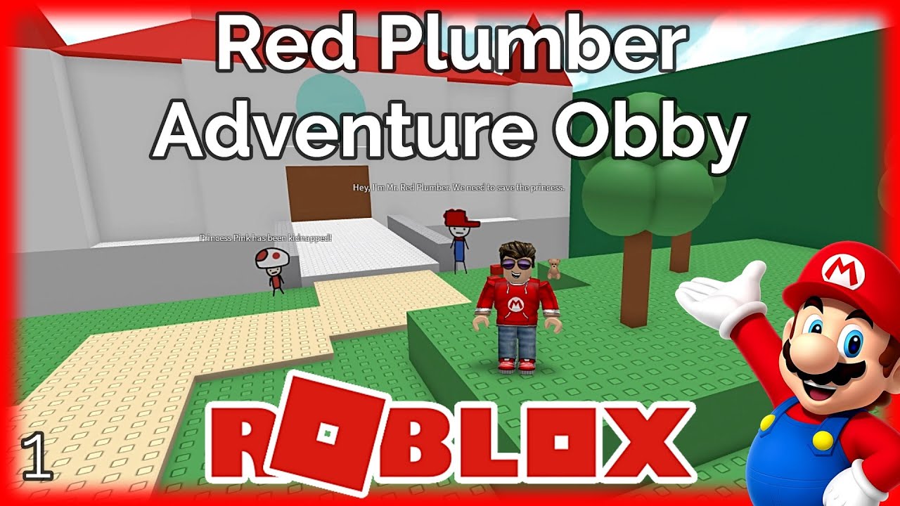 Roblox: Red Plumber Adventure Obby! Pt. 1 - YouTube
