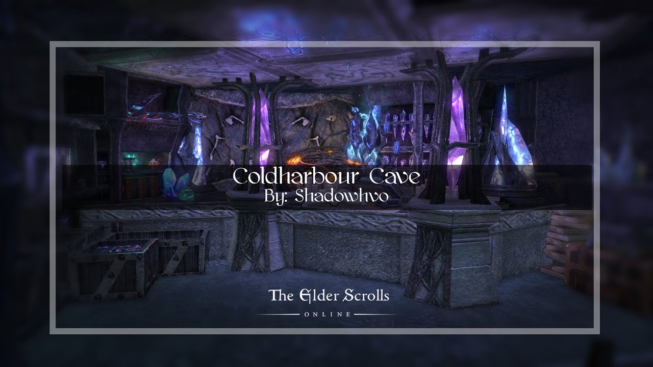 ESO Housing: Visiting ShadowHvo's Coldharbour cave - YouTube
