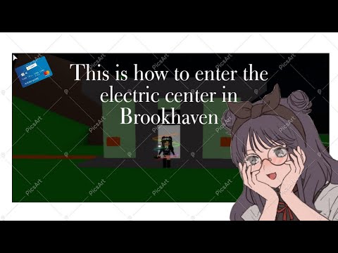 This is how to enter the electric center in Brookhaven (Roblox) - YouTube