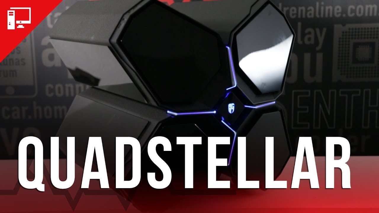 Gabinete ou nave espacial? Montamos um PC no Quadstellar! - YouTube