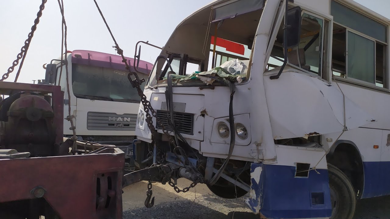 tata accident big bus how to take with recovery truck | daily work vlog ...