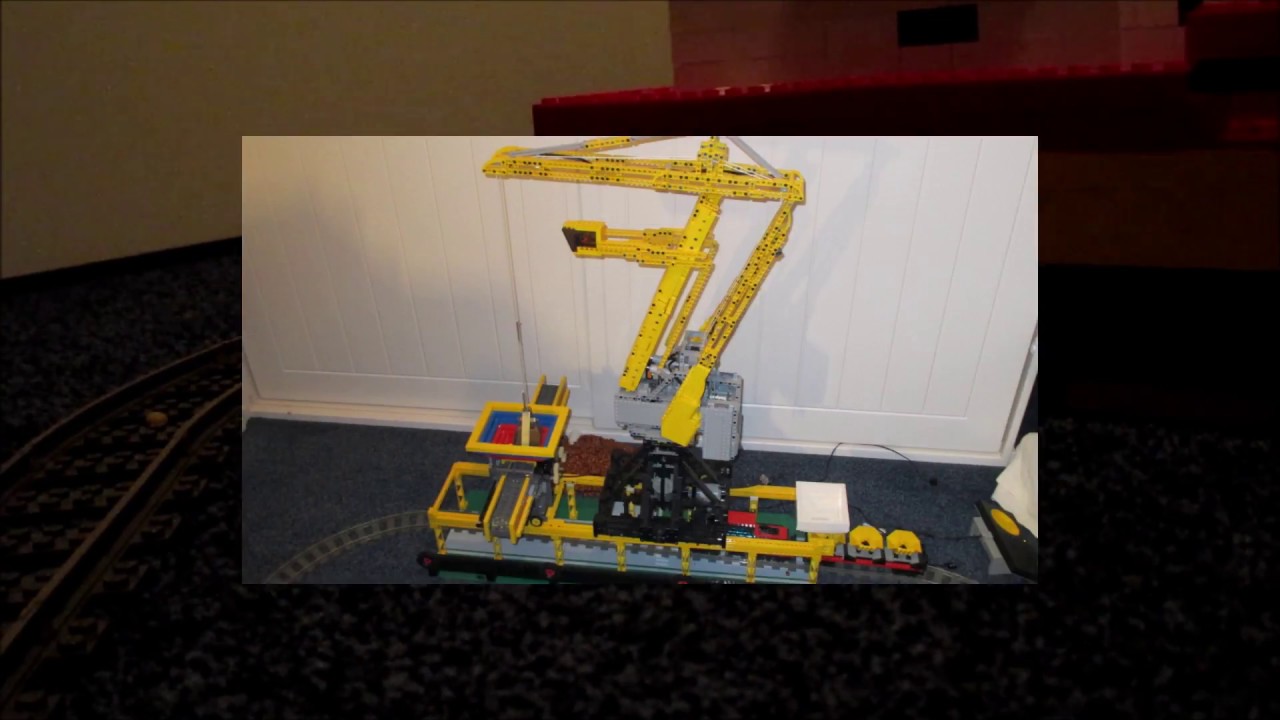 Lego harbour figee crane / haven lemniscaat kraan 1 - YouTube