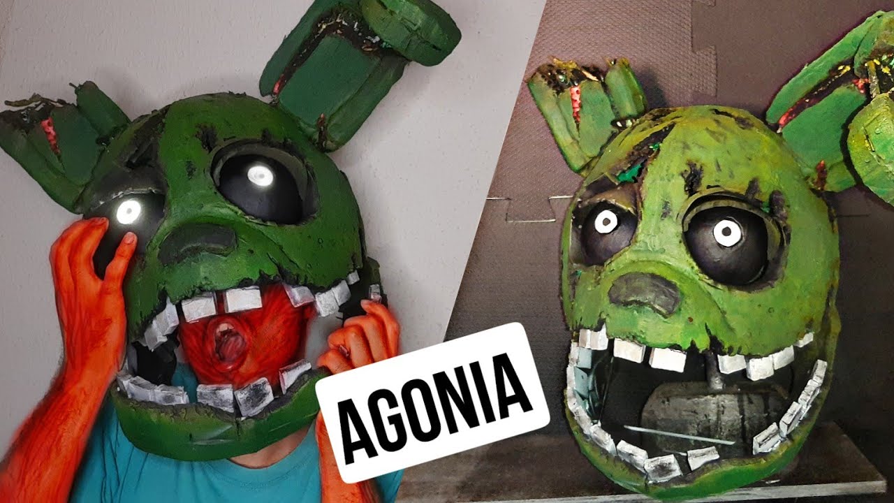 Como fazer a cabeça de um ANIMATRONIC (SPRINGTRAP) | Five Nights at ...