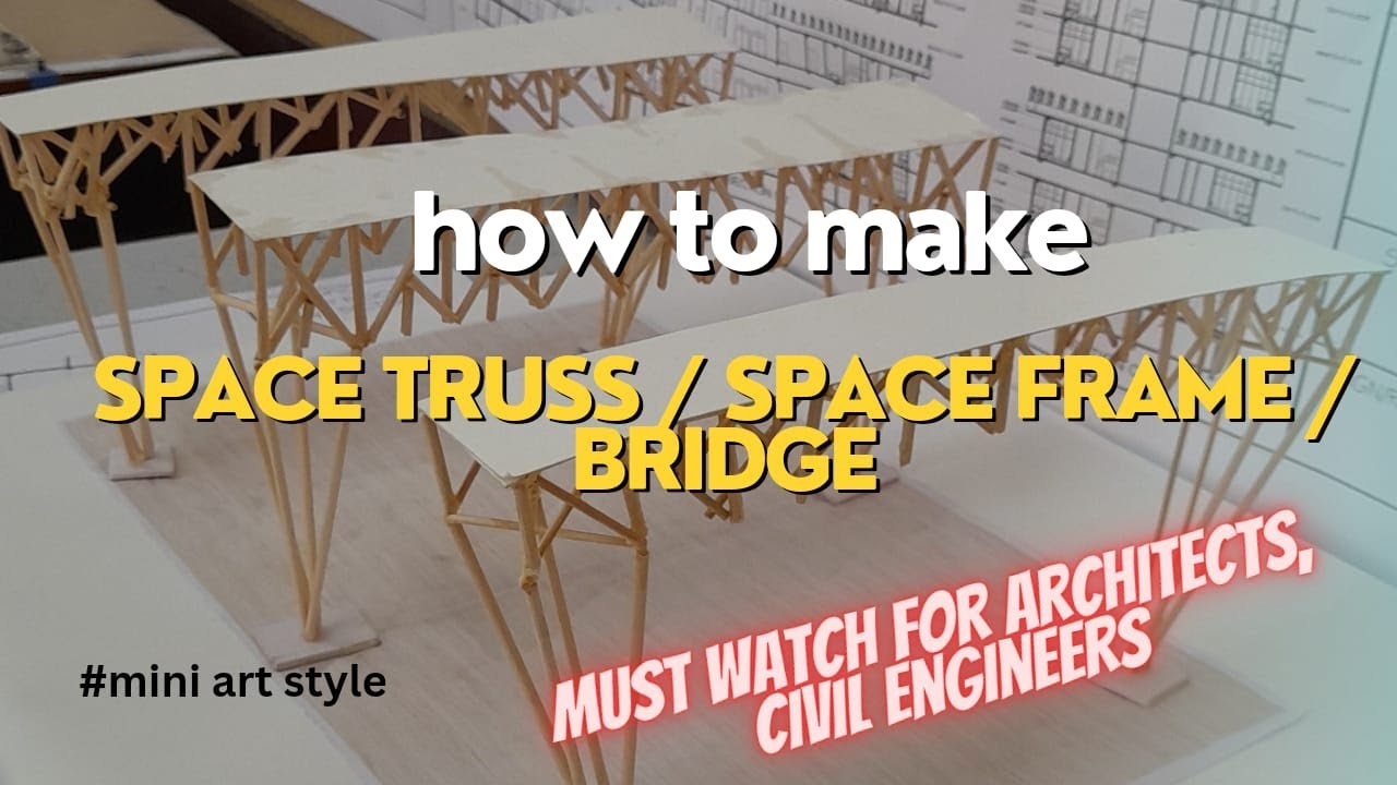 Space truss structure making process - YouTube