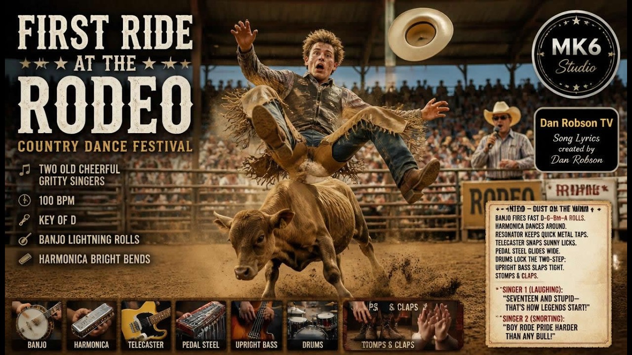 (( COUNTRY - FIRST RIDE AT THE RODEO )) Song lyrics created by Dan ...