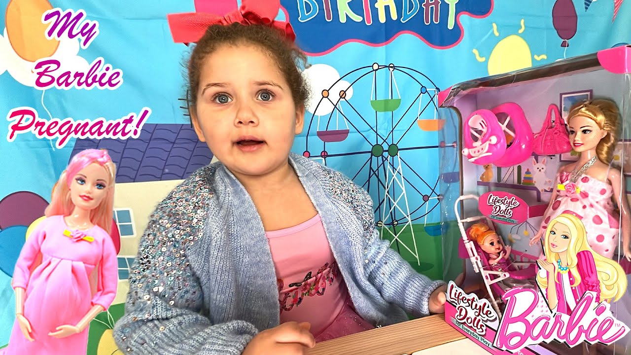 WOW, Katy got Pregnant Barbie & Babies & accessories! Lets unbox and ...