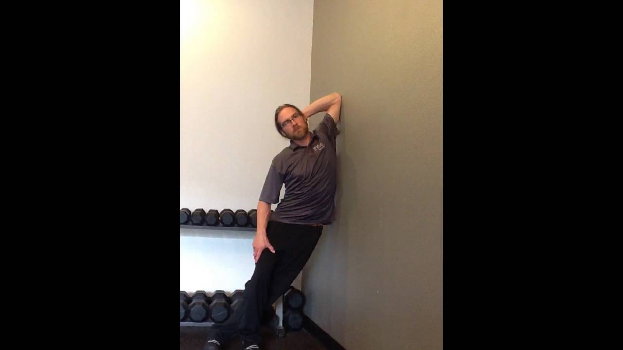 Subscapularis stretch - YouTube