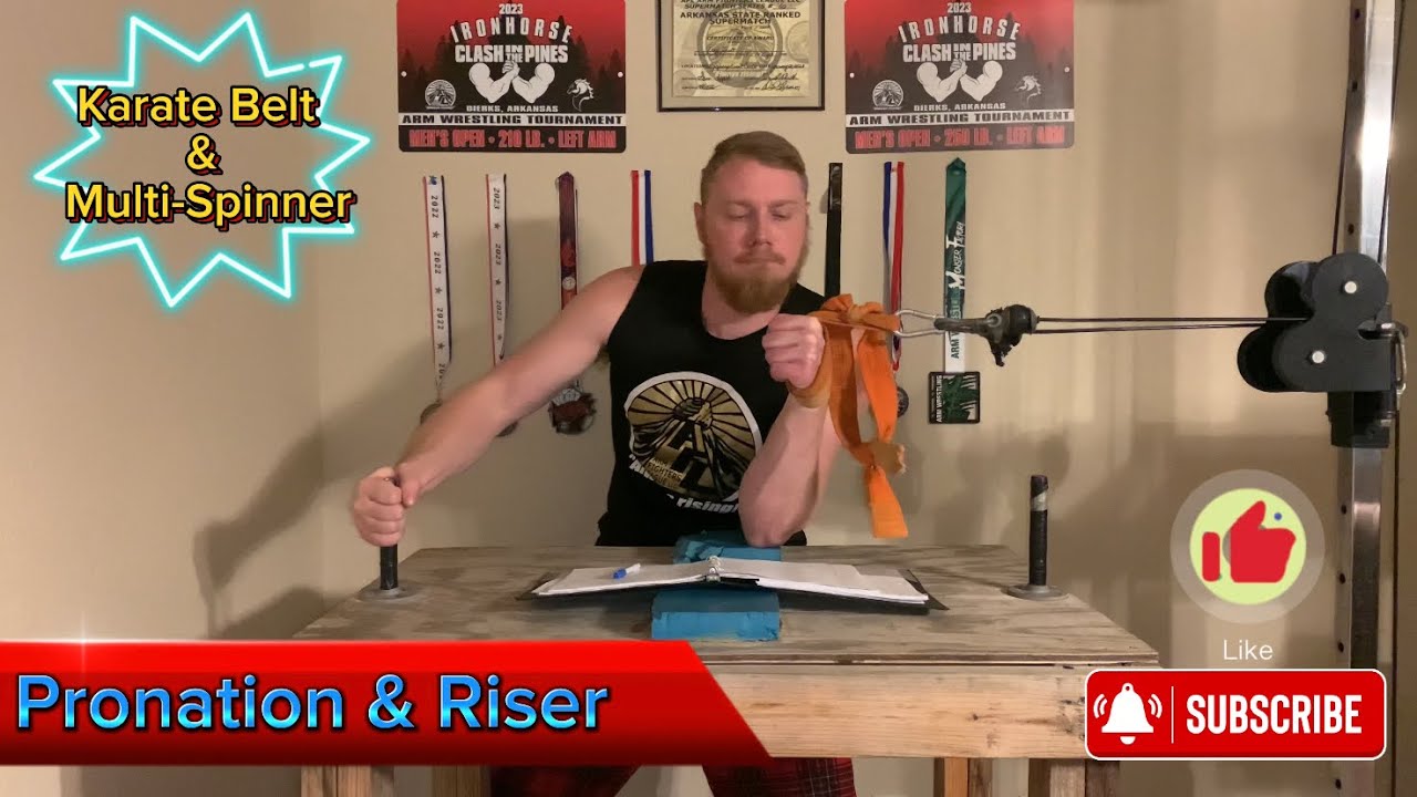 Arm Wrestling Training Multi-Spinner and Belt #armwrestlingtraining # ...