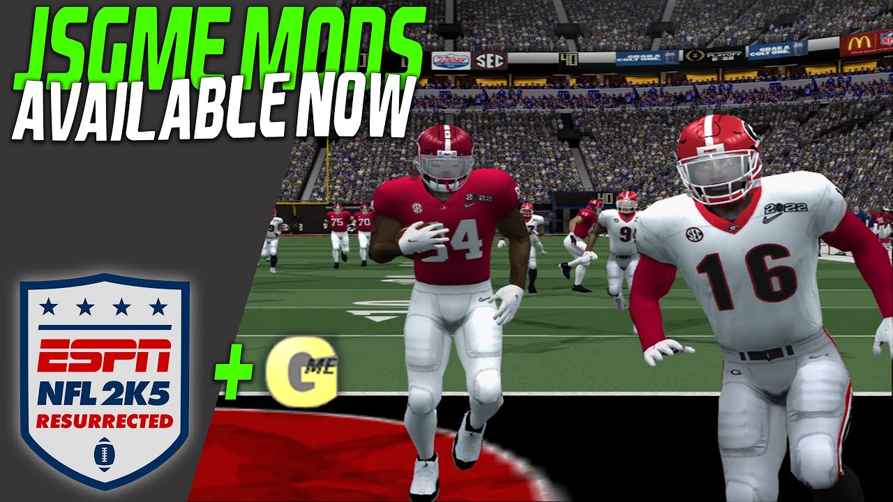 Tutorial - How to setup JSGME with NFL 2K5 Resurrected PC MOD - YouTube