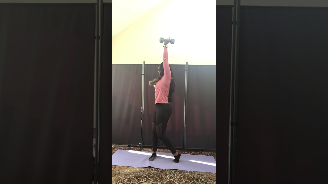 Hammer Curl to Rotation Shoulder Press - YouTube