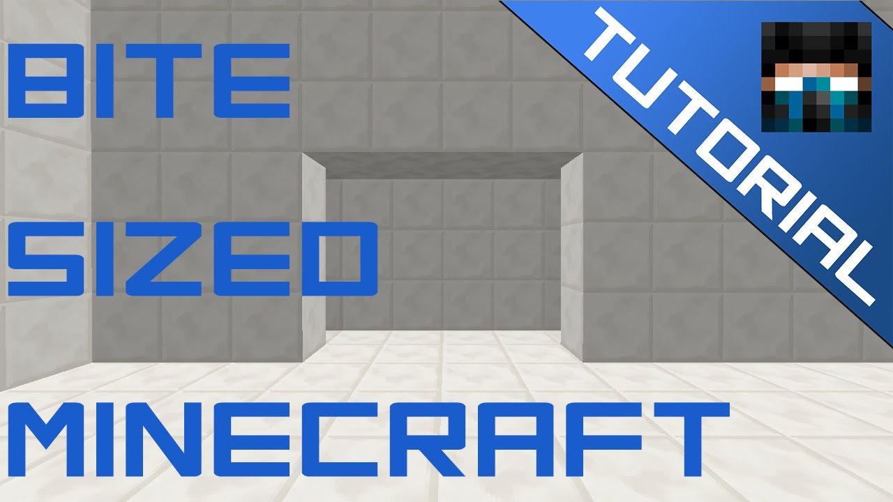 Bite Sized Minecraft 3 Door (3x4) - YouTube