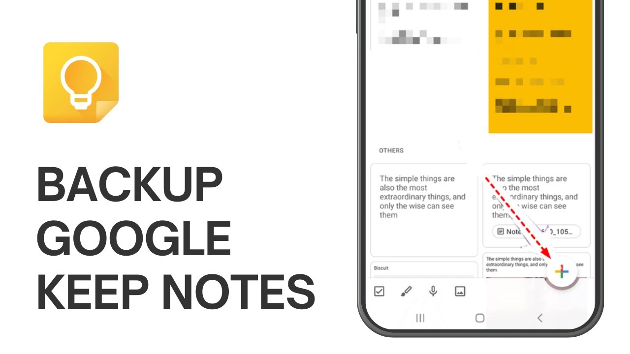 How to Backup Google Keep Notes - YouTube