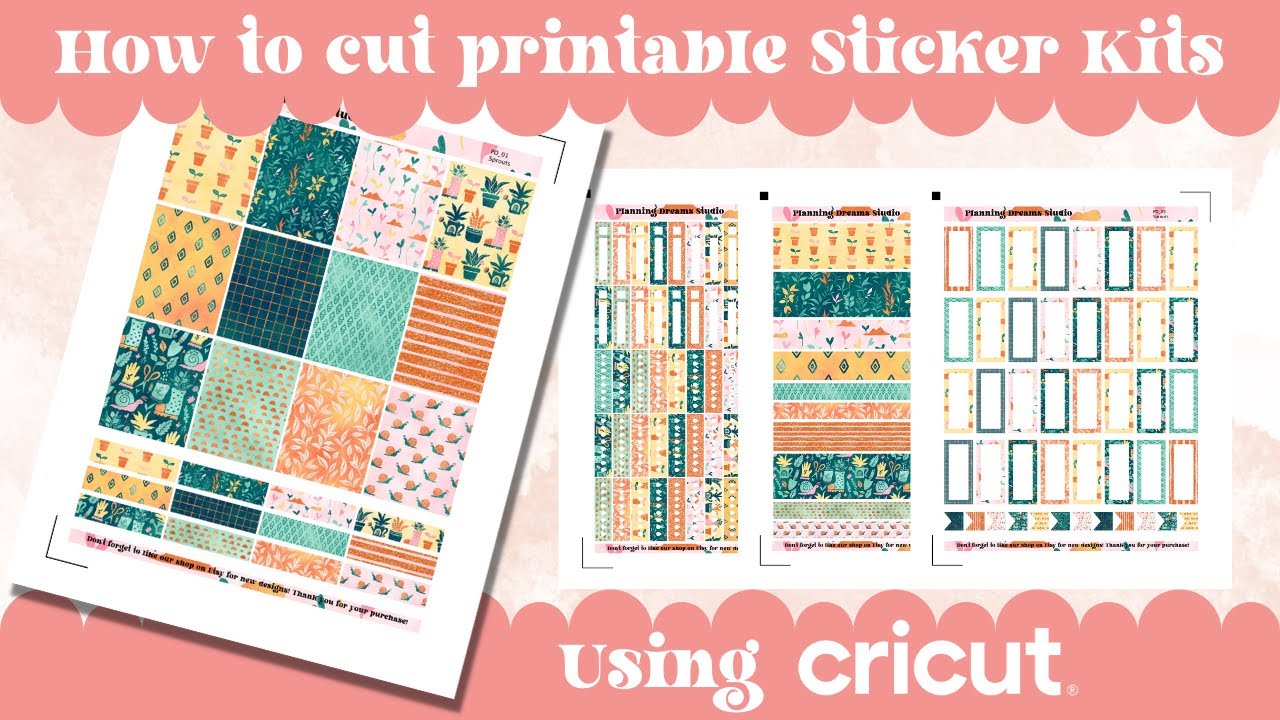DIY Planner | Using Cricut to Cut Printable Weekly Sticker Kits from ...
