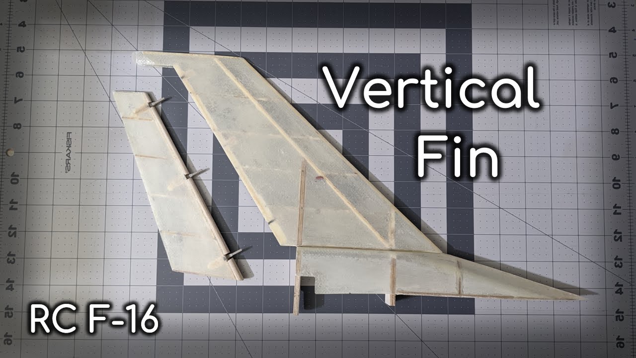 Vertical Fin Build - RC F16 - Part 5 - YouTube
