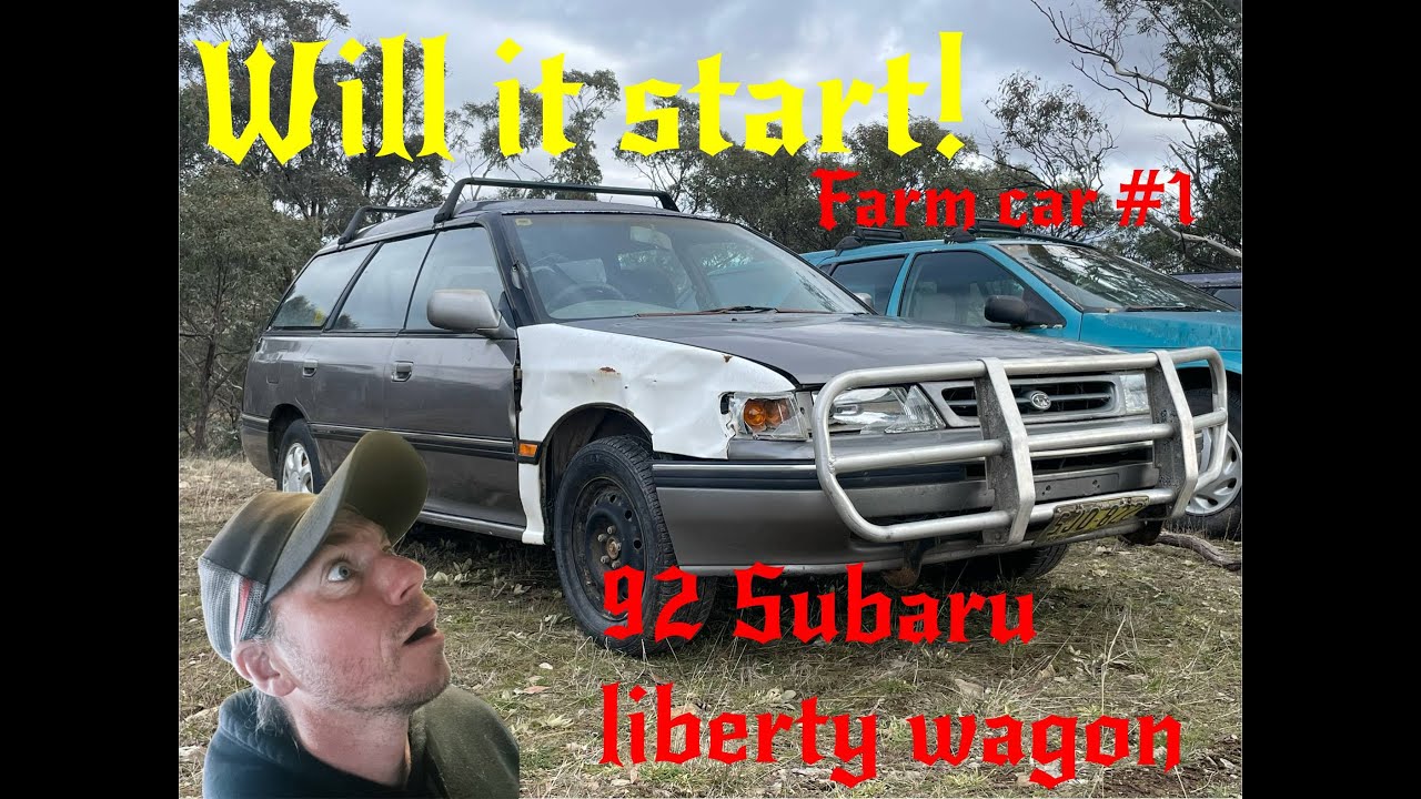 Will it start! will it drive! Subaru liberty wagon! the first of the ...