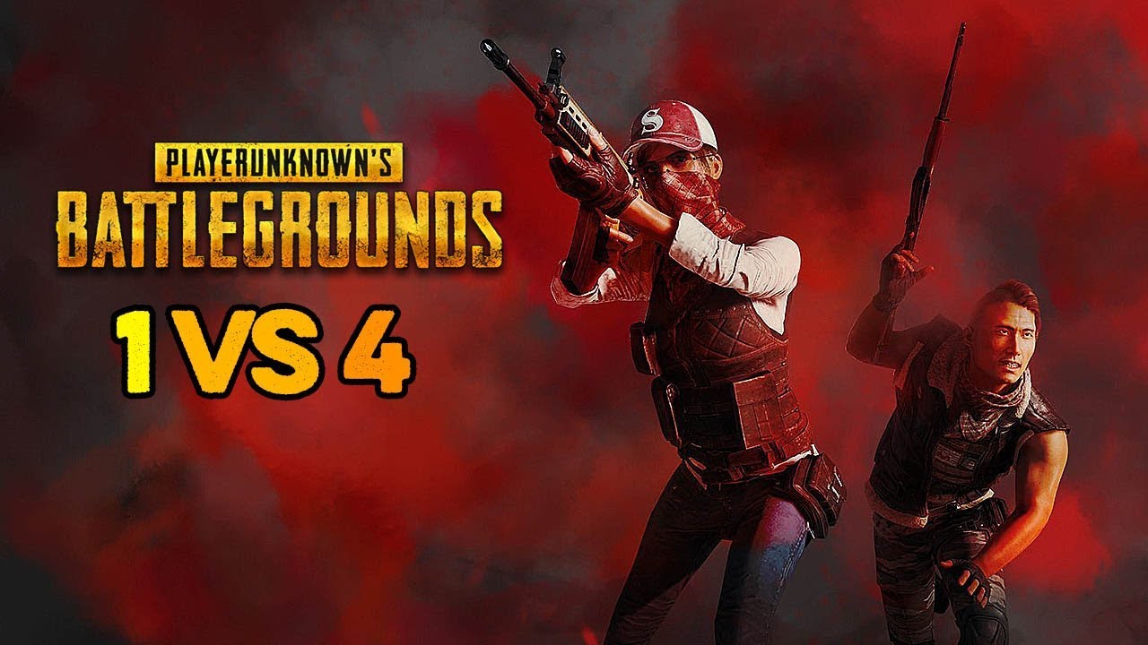 1 VS 4 SQUAD - PUBG - YouTube