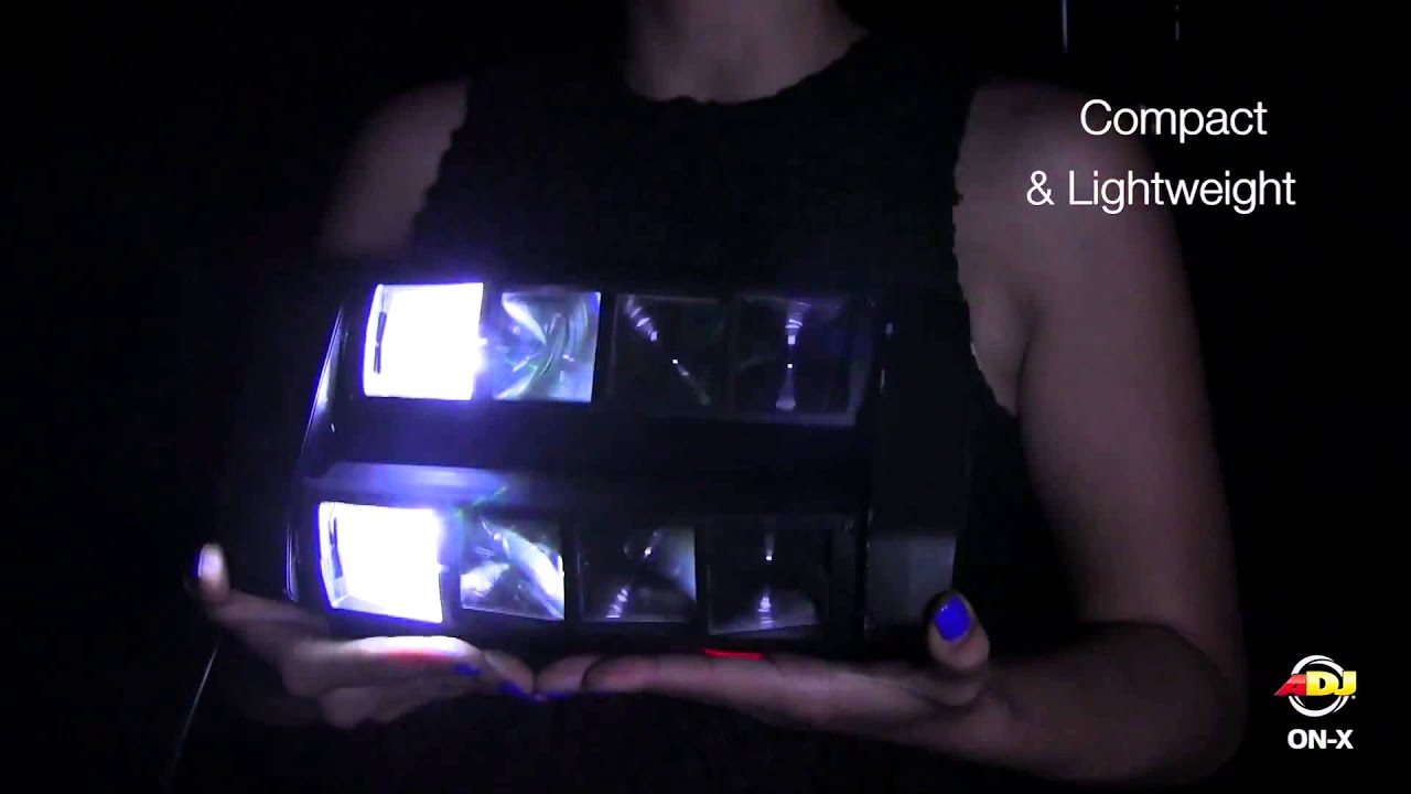 American DJ ON X Dual LED Sweeper Effect Light Sneak Peek - YouTube