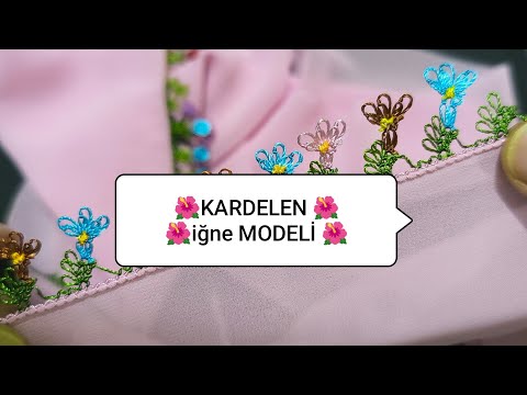 201/❄️Kardelen Çiçeği iğne oyası Modeli 🌹 Yazmalar çok yakışacak Model🌺