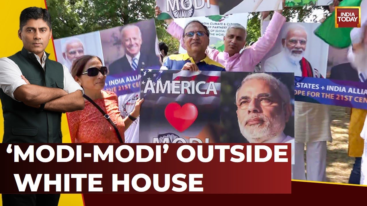 Members Of Indian Community Have Gathered On The White House Lawns To ...