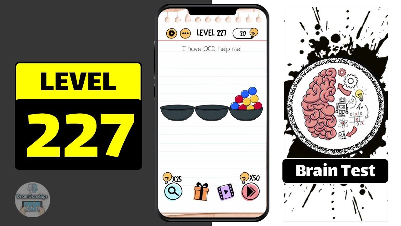 Brain Test Level 227 Walkthrough - YouTube