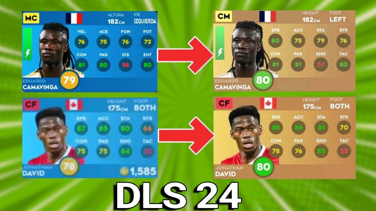 ¡NUEVOS LEGENDARIOS!🔥 JUGADORES QUE AUMENTARON SU MEDIA EN DLS 24 Nuevas cartas doradas dls 24 ...