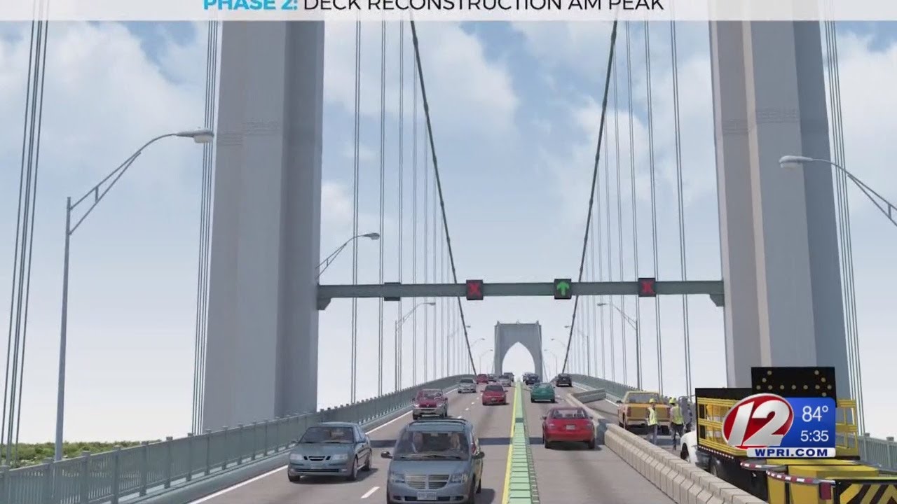 Newport Pell Bridge project underway - YouTube