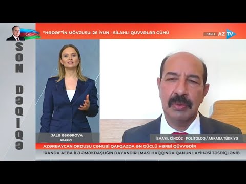 Jale Eskerova - İsmail Cingöz - Azerbaycan Silahlı Kuvvetler Günü Bayramı - AzTV - 26.06.2025