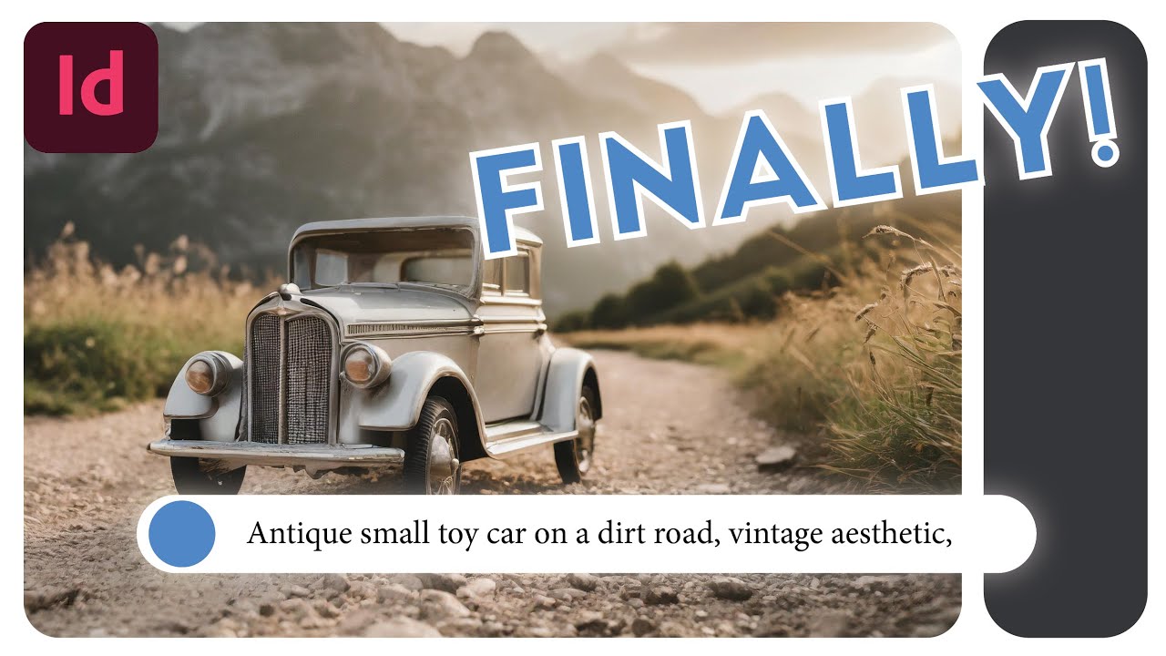 GENERATIVE AI in InDesign! | Speed up Workflow 5x - YouTube