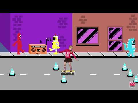 Gracie Is Playing Games With Skateboard - YouTube