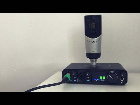 Sennheiser Mk4 Mic [Rap Vocal] Sound Test l Motu M2 Interface - YouTube