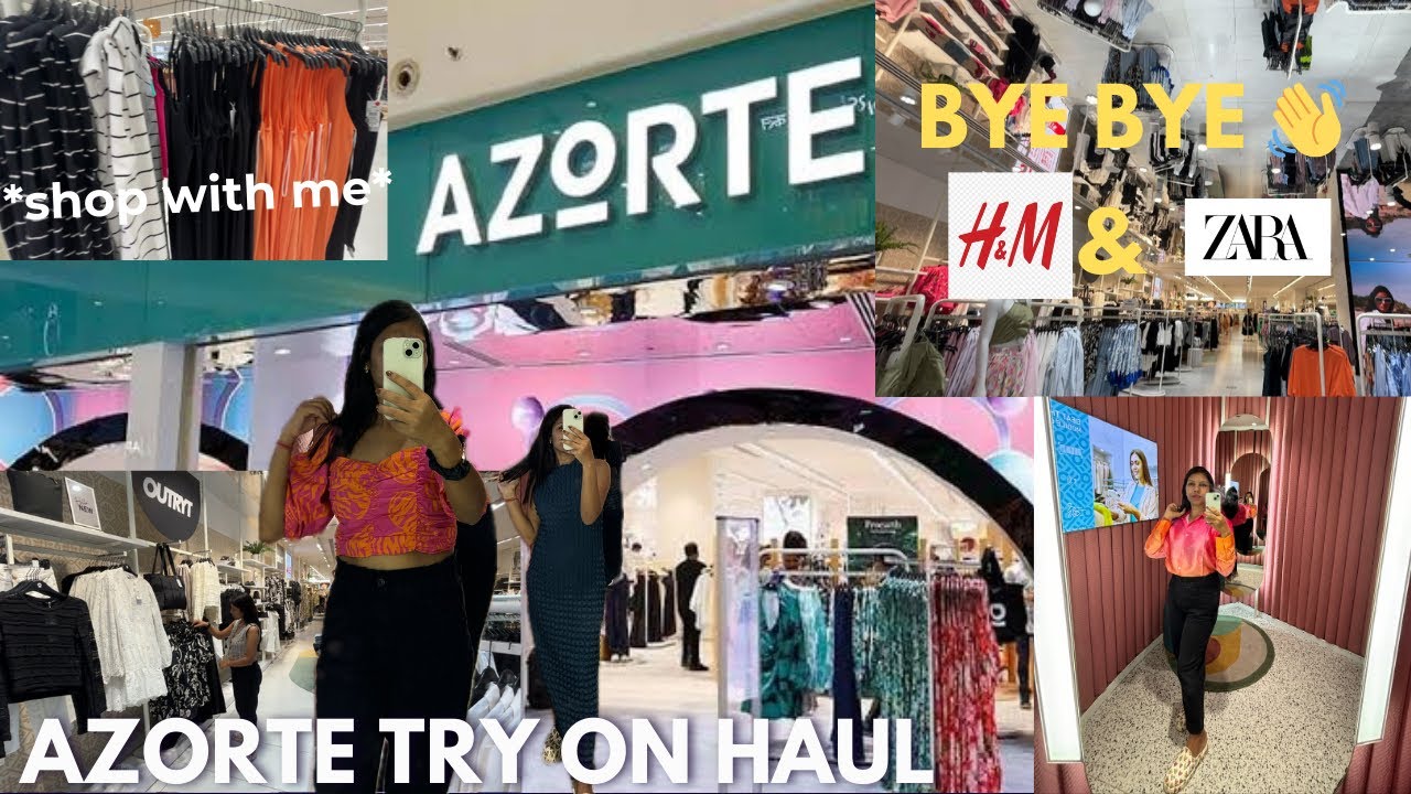 Azorte Store Tour + Shopping & Try On Haul!! | Ambani’s New Store ...