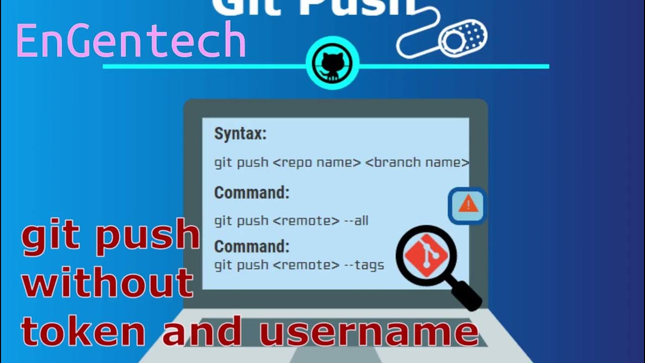 Push to git_hub without token or username - YouTube