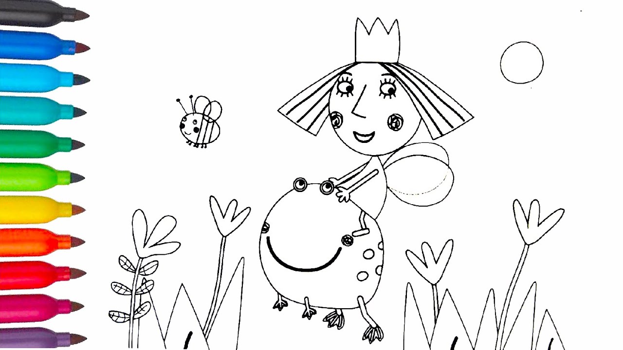 Five Little Frogs Nursery Rhymes. Ben and Holly Little Kingdom Froggy ...