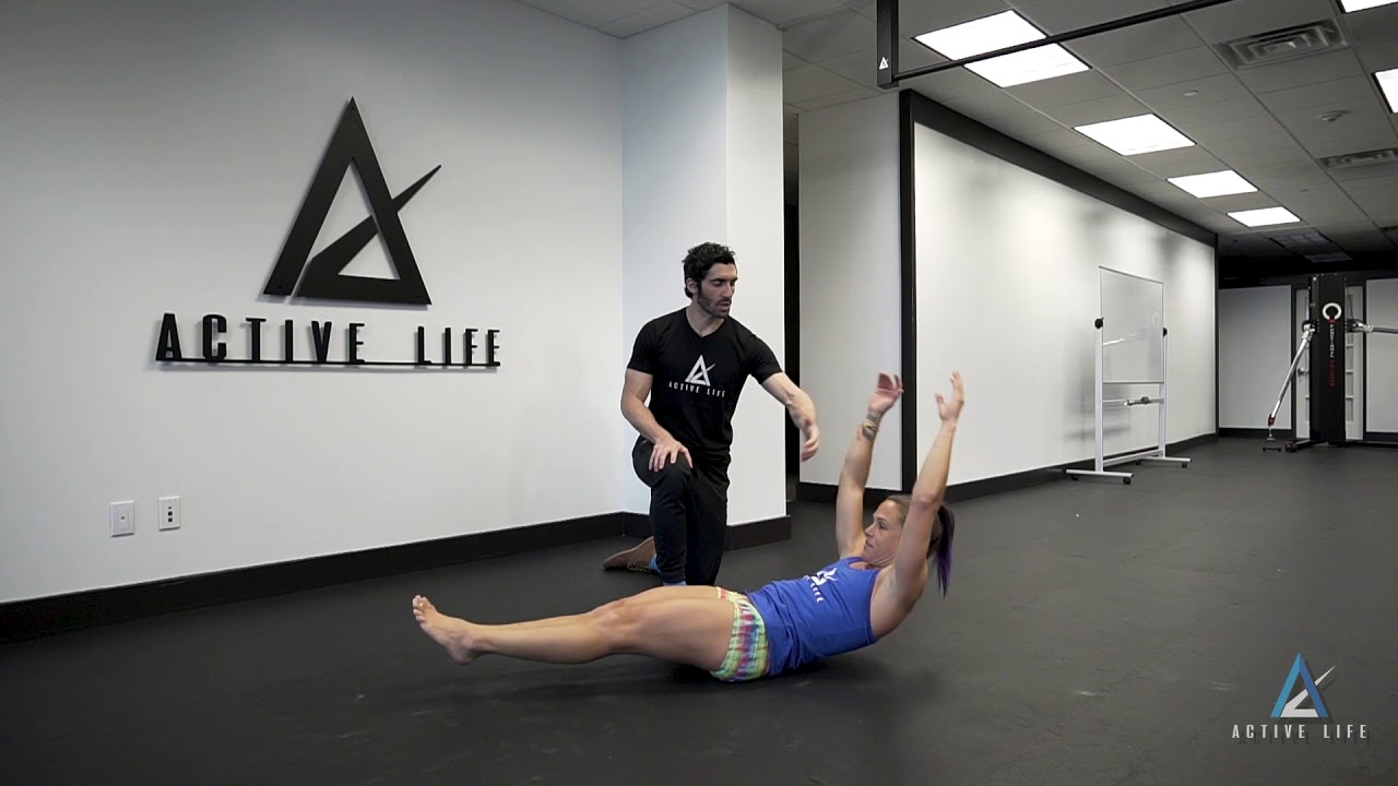 V Ups and Single Leg V Ups - YouTube