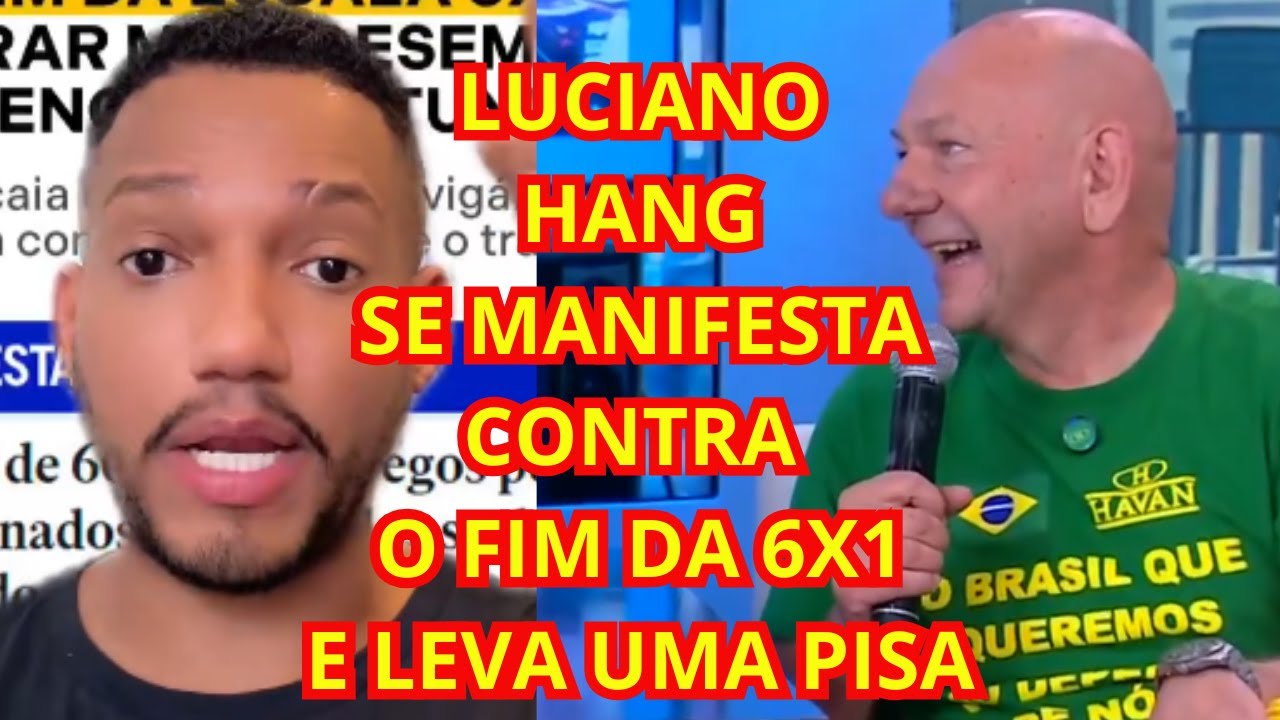 VÉIO DA HAVAN APARECE DEFENDENDO ESCALA 6X1 E LEVA UMA LAPADA HISTÓRICA ...