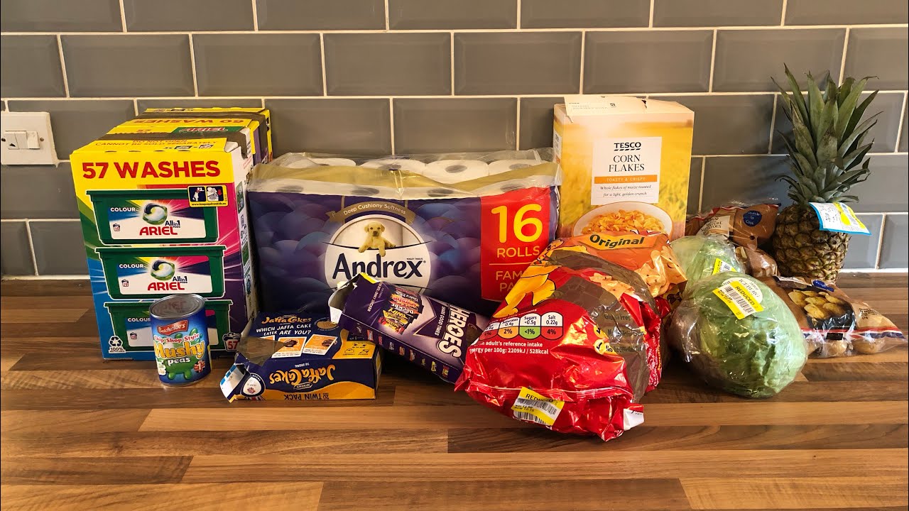 Sunday yellow sticker haul | Tesco - YouTube