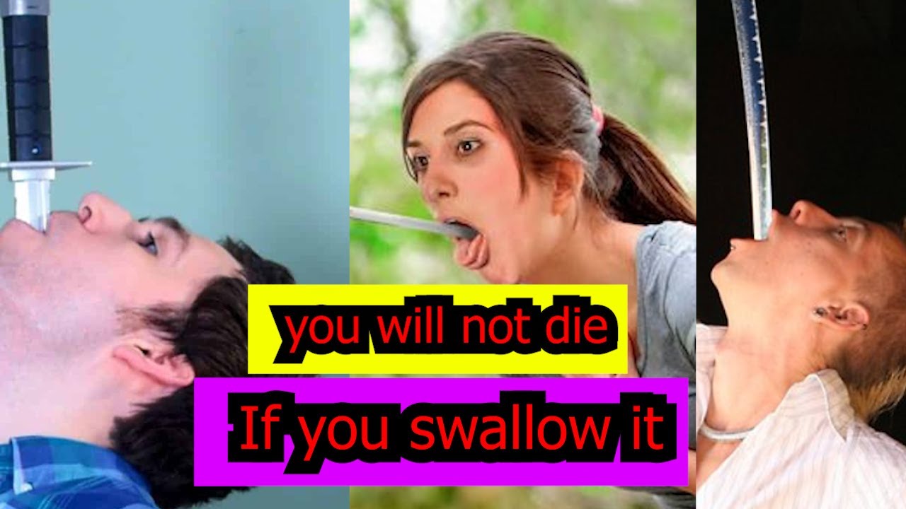 HOW TO SURVIVE SWALLOWING A SWORD - YouTube